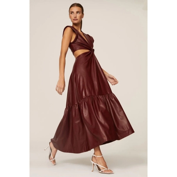 A.L.C. | Dresses | Alc Ltd Alexandria Faux Leather Dress | Poshmark
